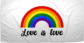 Sablio Ručník Love is love 2 - 30x50 cm