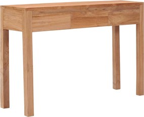 Konzolový stolek 110 x 35 x 75 cm masivní teakové dřevo 287229