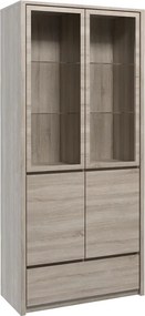 Obývací stěna se skříní MONTANA | 360 cm + 100 cm | dub trufla