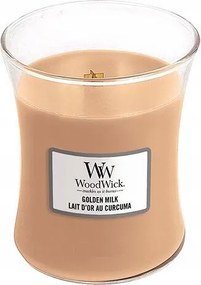 WoodWick střední svíčka Golden Milk 275 g