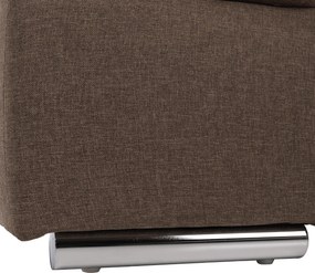 Sedací souprava, látka šedohnědá Taupe, SEGORIA LUX