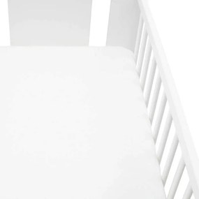 Jersey prostěradlo do postýlky New Baby 120x60 bílé