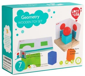 Lucy & Leo Jednoduchá geometrie – dřevěná hra