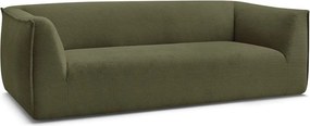 Zelená manšestrová pohovka 242 cm Giorgia – Bobochic Paris
