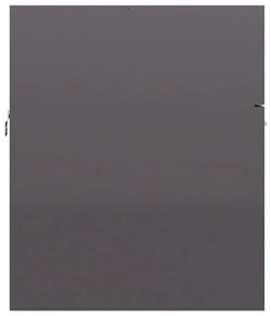 Skříňka pod umyvadlo šedá vysoký lesk 80x38,5x46 cm dřevotříska - Default Title