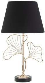 Stolní lampa Mauro Ferretti Villanim, 30x30x60 cm, černá/zlatá