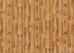 Breno PVC MAXIMA EKO Bando 051 (482-02) – hnědé dřevo, šíře 300 cm