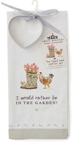 Bavlněná utěrka s vykrajovátkem v sadě 2 ks 45x65 cm Hen House – Cooksmart ®