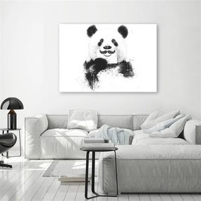 Gario Obraz na plátně Černobílá panda - Rykker Rozměry: 60 x 40 cm