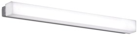ACB Iluminacion Nástěnné LED svítidlo BOX, š. 59 cm, 10,5W,CRI90, IP44 Barva: Stříbrná, Teplota světla: 3000K - teplá bílá