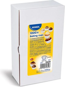 Wimex 72640 - cukrářský košíček průměr 40 × 24 mm, bílý - 1000 ks