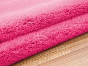 TZ Tmavě růžový kulatý koberec Rabbit Rozměr: 90 cm