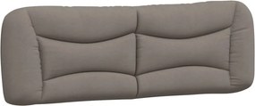 Postel s matrací Hvar taupe 160 x 200 cm textil 3208545