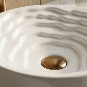 Rea Calla, umyvadlo na desku 420x420x130 mm, bílá, REA-U3507
