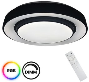 Stropní LED svítidlo Naomi Smart, 1x LED 24w, 3000-6000k, b, RGB, s ovladačem