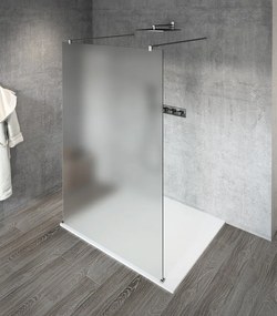 Gelco Sapho, VARIO WHITE jednodílná sprchová zástěna do prostoru, kouřové sklo, 1200 mm, GX1312GX2215