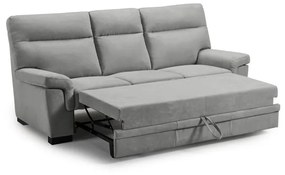 Pregio Italia sofa&relax Rozkládací sedačky Dany Provedení: 2 místná maxi rozkládací + lehátko, Vzorník látek: tekno fibra 06 light grey