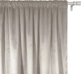 Závěs do dětského pokoje VELVET Zvolte barvu: Krémová, Zvolte rozměr: 140 x 240 cm (šířka x výška)