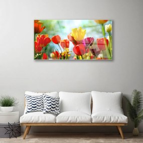 Obraz na skle Květ 140x70 cm