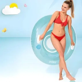 INTEX Plavecké křeslo Lounge 119 cm / Hračka do vody / 3 barevné varia