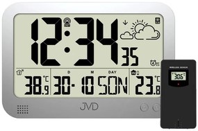 JVD RB3565.2 - Rádiem řízené hodiny s mnoha užitečnými funkcemi