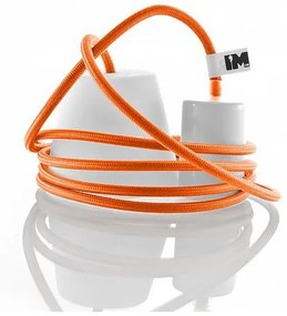 Silikon 1-závěsná žárovka, orange/white IMINDESIGN