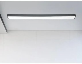 LED Stropní svítidlo LED/32W/230V 4000K 120x7 cm černá