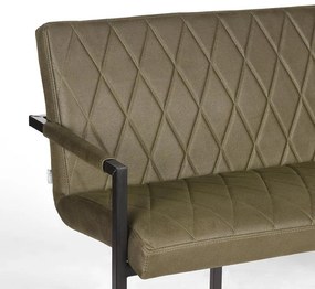 LABEL51 jídelní lavice DENMARK zelená Color: Army green UK-30.296