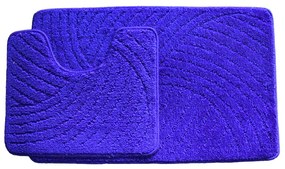 Koupelnová předložka modrá SAX Comfort,2 set