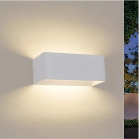 Brilagi - LED Venkovní nástěnné svítidlo DONNANI LED/7W/230V 20 cm bílá IP44