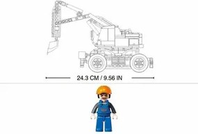 Sluban Power Bricks M38-B1155 Kolové rypadlo E7 / LEGO - kompatibilní