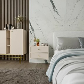 TOKYO 4 b | TV stolek RTV 302 | 120,6 cm | béžová/zlatá