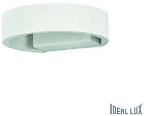 LED Nástěnné svítidlo Ideal Lux Zed AP1 Round bianco 115177 bílé