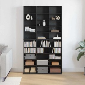CD skříň Černý dub 101 x 23 x 177,5 cm Kompozitní dřevo 3329339