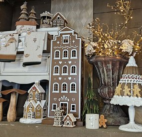 Dekorace vánoční perníkový stromek Gingerbread Tree - Ø 16*42 cm