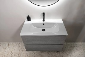 Sapho Sapho, EZARA umyvadlová skříňka 79,8x52x46cm, dub cuneo, EZ801-2525