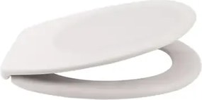 Spirella NEELA WC prkénko matně bílé / duroplast Thermodur / chromovan