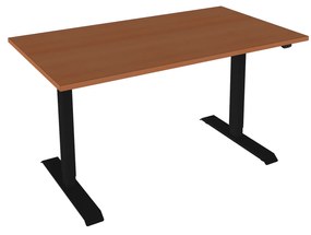 NOBL Dynamic Elektr. nastavitelný polohovací stůl 140x80 Dynamic Dekor stolové desky: třešeň, Barva podnože: černá