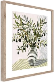 Tištěný obraz s rámem 40x50 cm Olive Bunch II – Styler