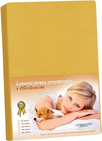 Bellatex Jersey LUX Oranžová 90x200 cm