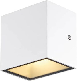 LA 1002033 SITRA CUBE WL, LED venkovní nástěnné a stropní nástavbové svítidlo, bílá, IP44, 3000K, 10W - BIG WHITE (SLV)