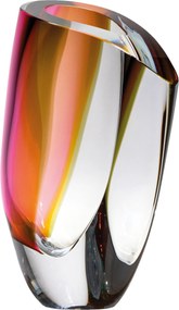 Váza Mirage 31 cm šedo-červená