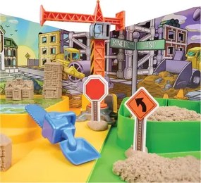 SPIN MASTER Kinetic Sand Construction Zone / Kreativní set v kufříku /