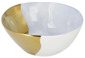 Goebel Designová miska Colori del paradiso , 12 cm,  zlatá/bílá