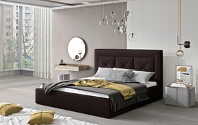 Cloe postel 140x200 kovový rošt/plynové písty/úložný prostor Materiál / Dekor: Paros 02