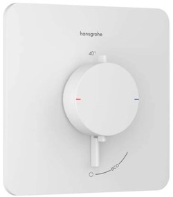 Hansgrohe Ecostat Comfort Q - Termostatická baterie pod omítku, matná bílá 33712700