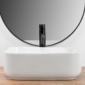 Rea Demi Mini, umyvadlo na desku 400x305x140 mm, bílá, REA-U5064