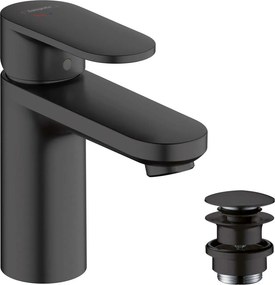 Hansgrohe Vernis Blend - Umyvadlová baterie s výpustí Push-Open, CoolStart, matná černá 71589670