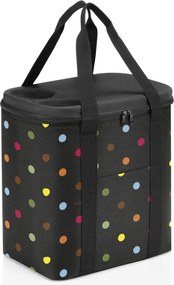 Chladící taška Coolerbag s tečkami XL černá