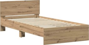 Rám postele s čelem s čelo Dub artisan 203 x 104 x 70 cm 3376051